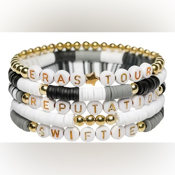 Jewelry | New Eras Tour Reputation Swiftie Bracelet Set | Poshmark